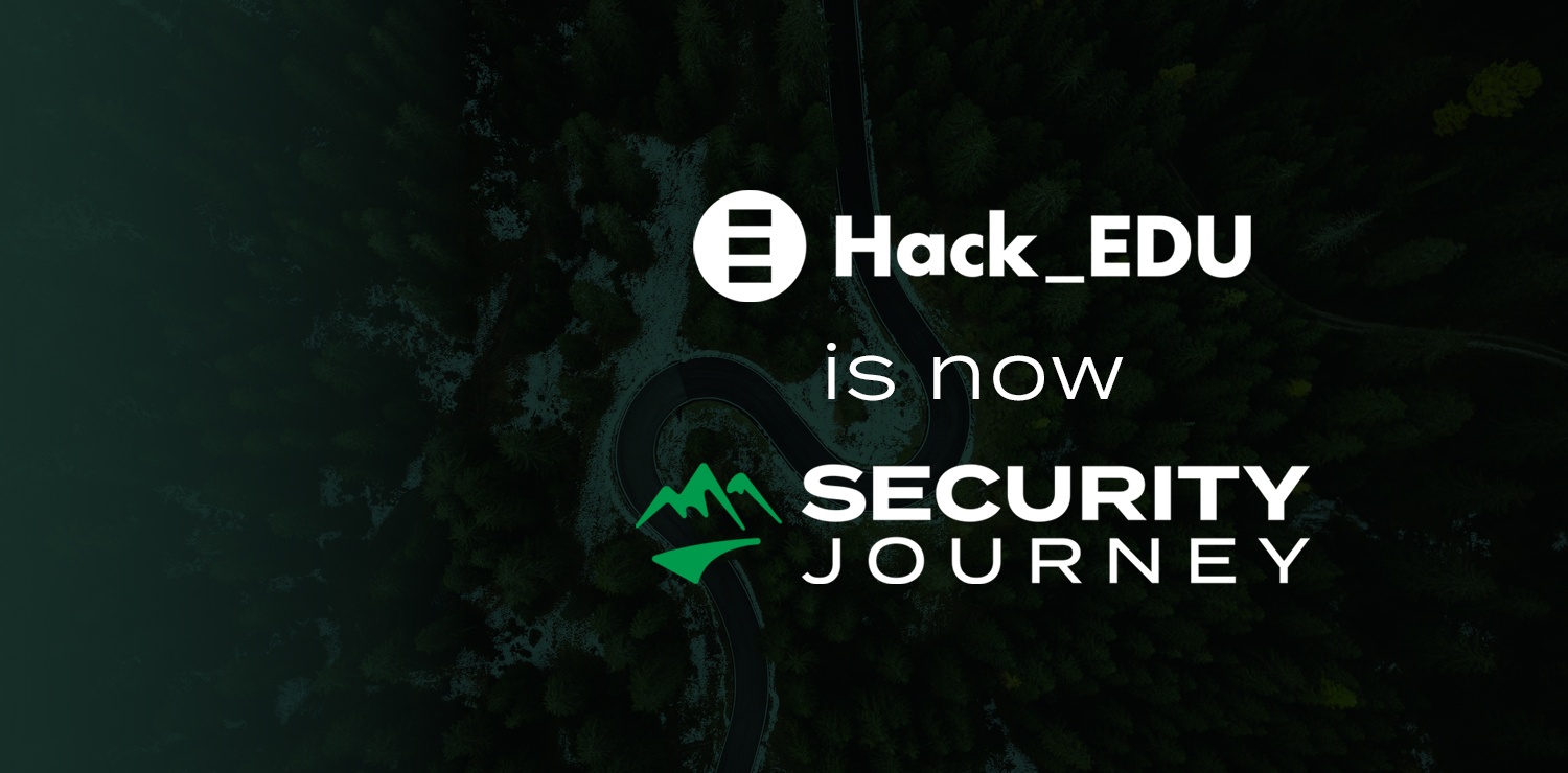 Secure Coding Training Security Journey